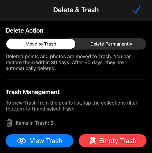 Trash & Deletion Options - Docs